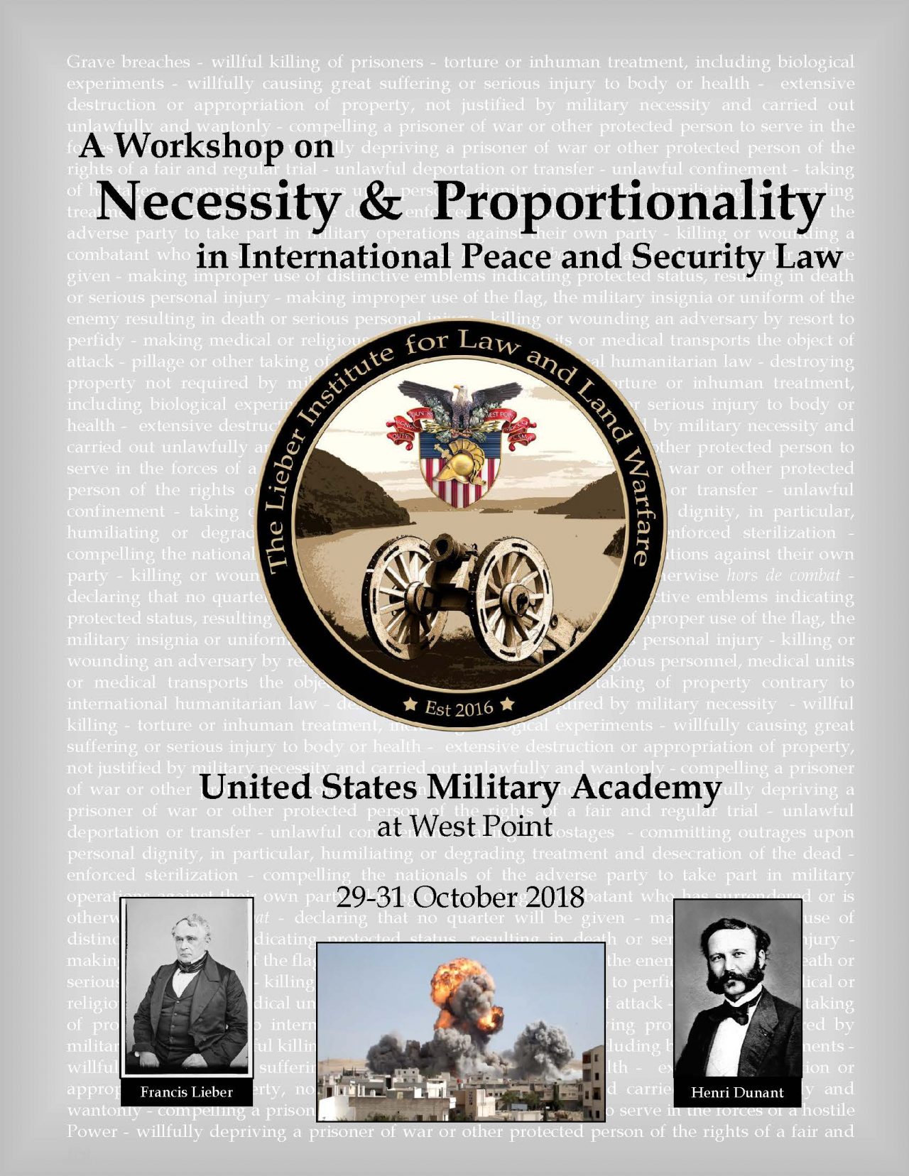 Workshop on Necessity & Proportionality in International Peace and ...